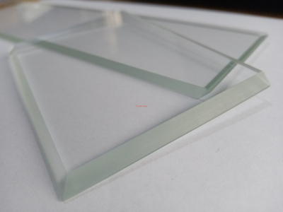 Custom tempered beveled chamfer glass pieces - Buy Customized size ...